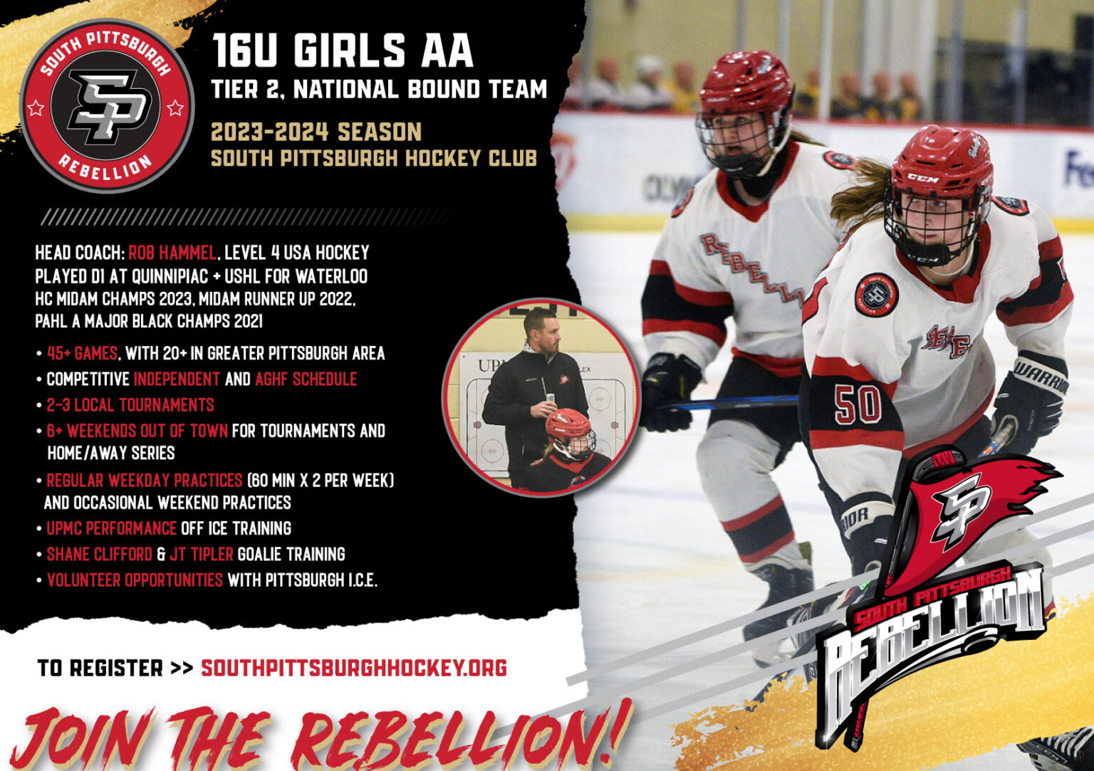 16U AA Girls Team - South Pittsburgh Rebellion